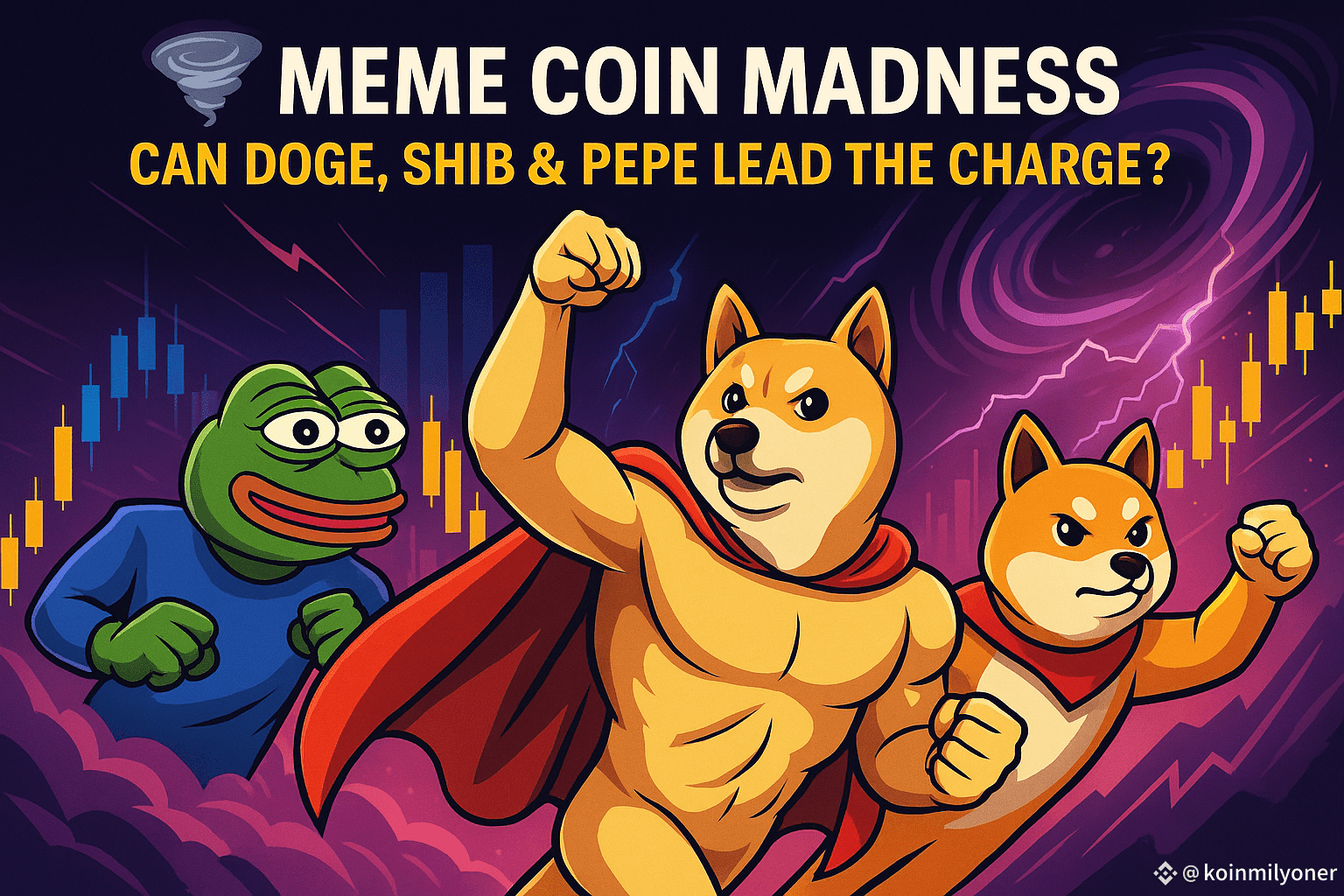 🌪️ Folie des Meme Coins — DOGE, SHIB et PEPE peuvent-ils me | koinmilyoner sur Binance Square