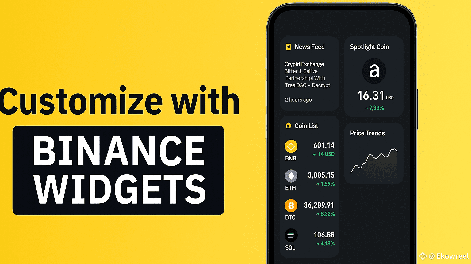 Unlocking the Power of The New Binance App Widgets | Ekowreel on ...