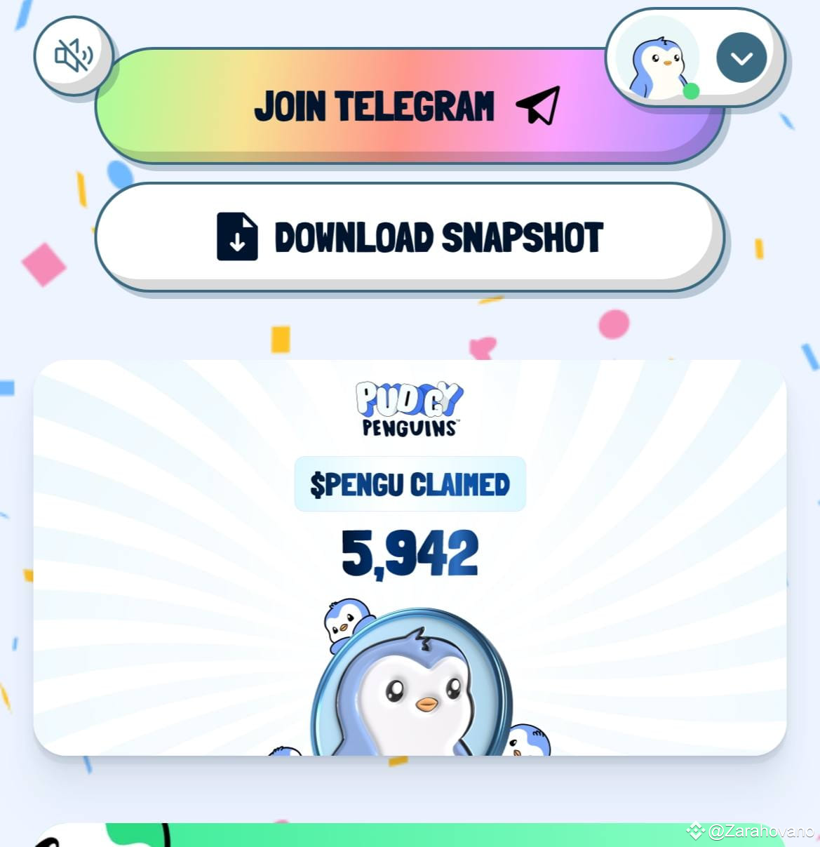 PENGU Airdrop Check all your wallets, $SOL and $ETH are acc | Zarahovano on Binance Square