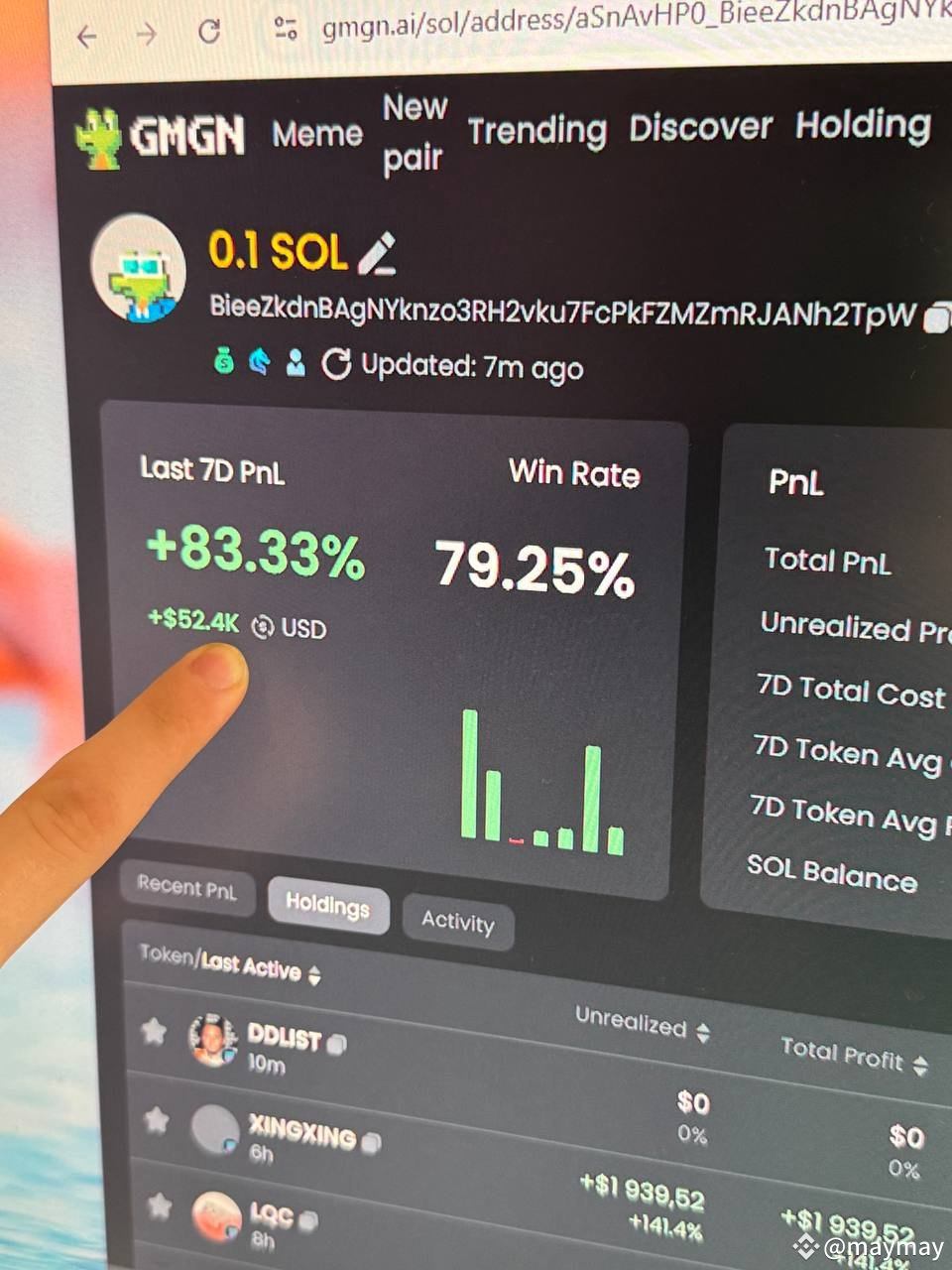 My friend turned 0.1 SOL into 100 SOL in a week. You just n | maymay on ...