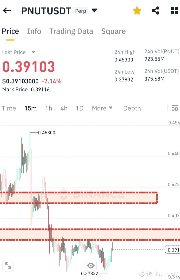 📶$PNUT coin trade signal -bollish momentum # ️ 💫TYPE : FUT | Hua BNB on ...