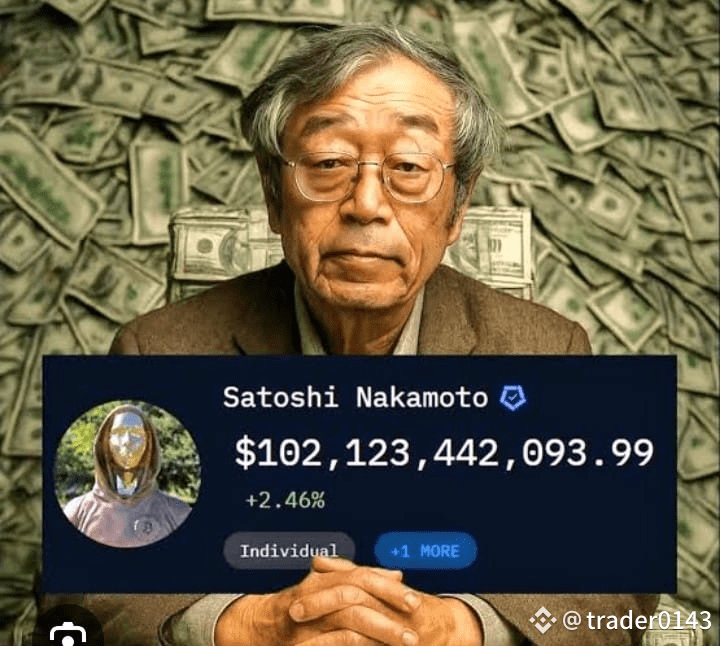 Satoshi Nakamoto's🔥🔥🔥🔥 net worth is 2021-2025.... Sato | CRYPTO LOVER43 on Binance Square