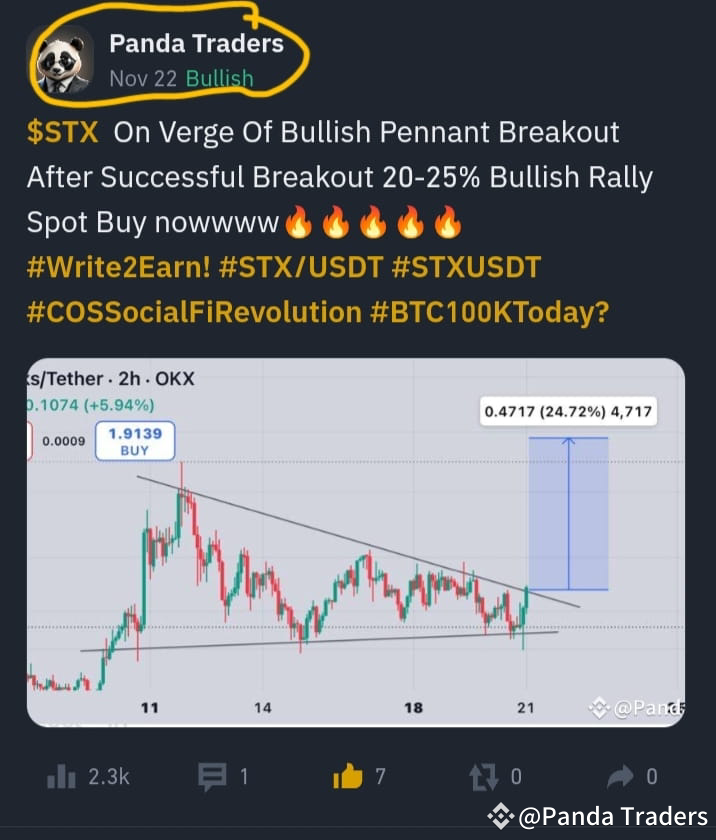 What else I can do for you guys ? $STX Crossed 3$ 🚀🚀🚀🚀🚀 | Panda Traders on Binance Square