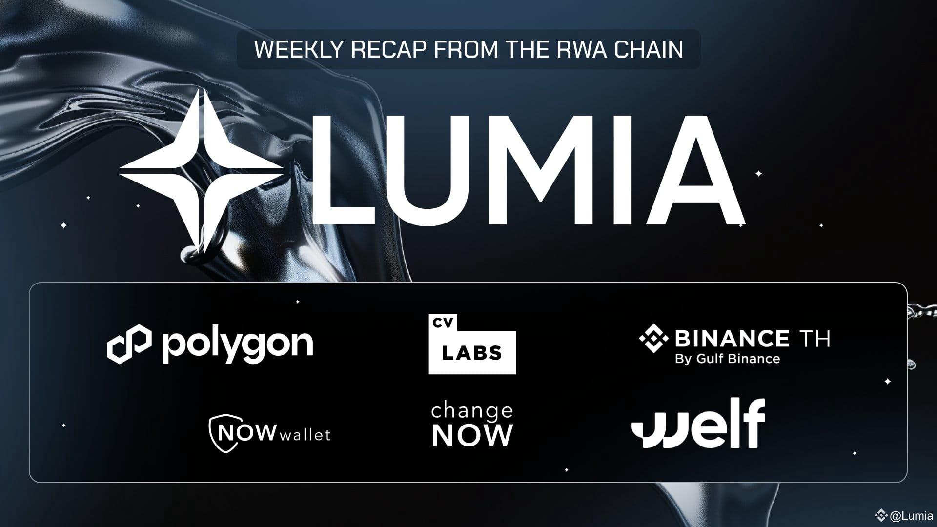 THE RWA CHAIN WEEKLY RECAP Welcome to our weekly update of | Lumia on ...