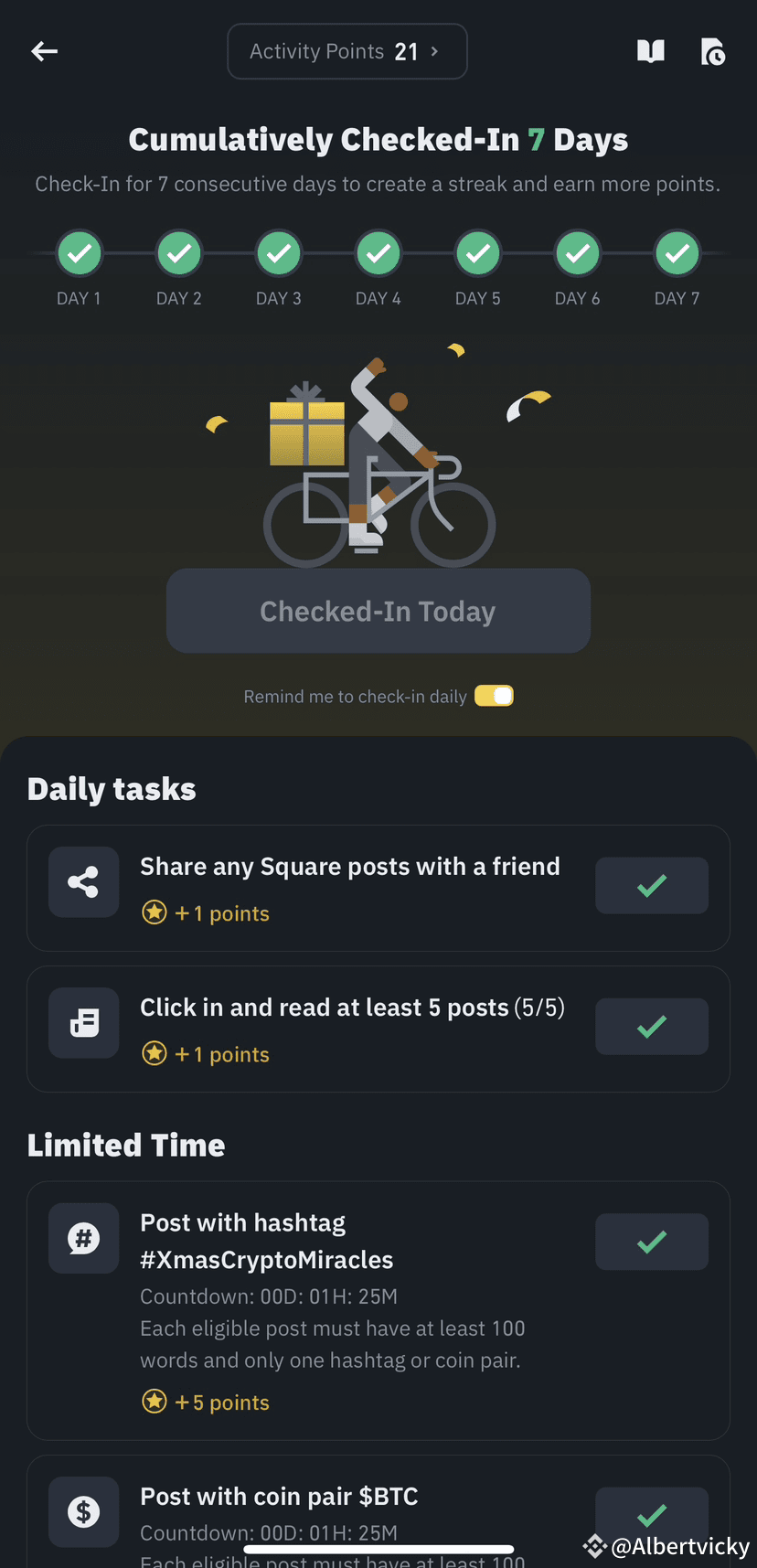 How to Earn Reward Points with Binance Daily Login (7-Day St ...