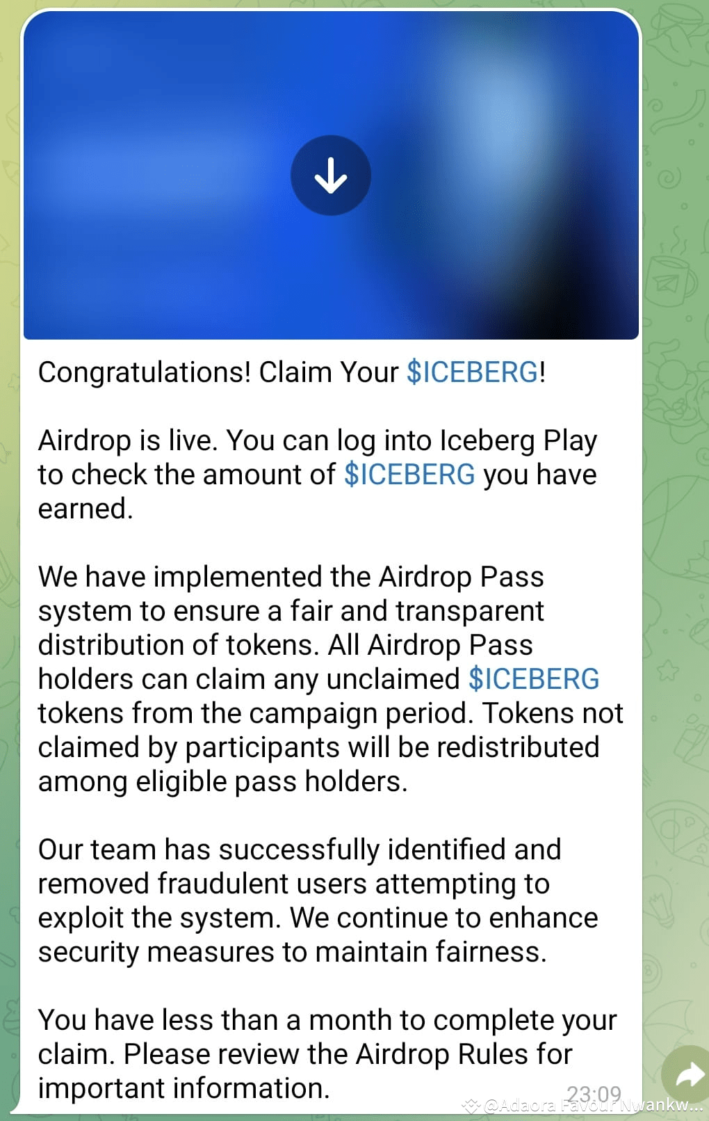 Iceberg una go explain explain tire. Even $0.1 Ton I won't p | Adaora ...