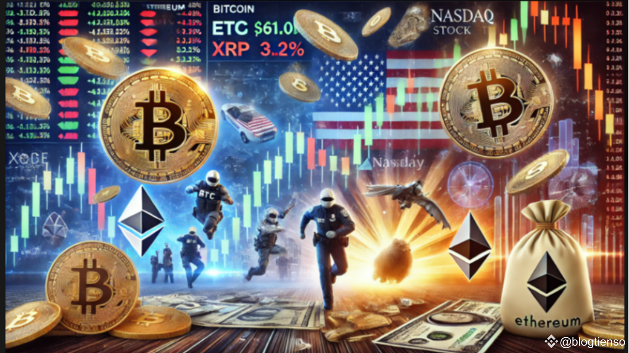 Bitcoin Falls Below $61,000, Ether Drops 3% as Several Coins Linked to Ponzi Scheme | blogtienso ...