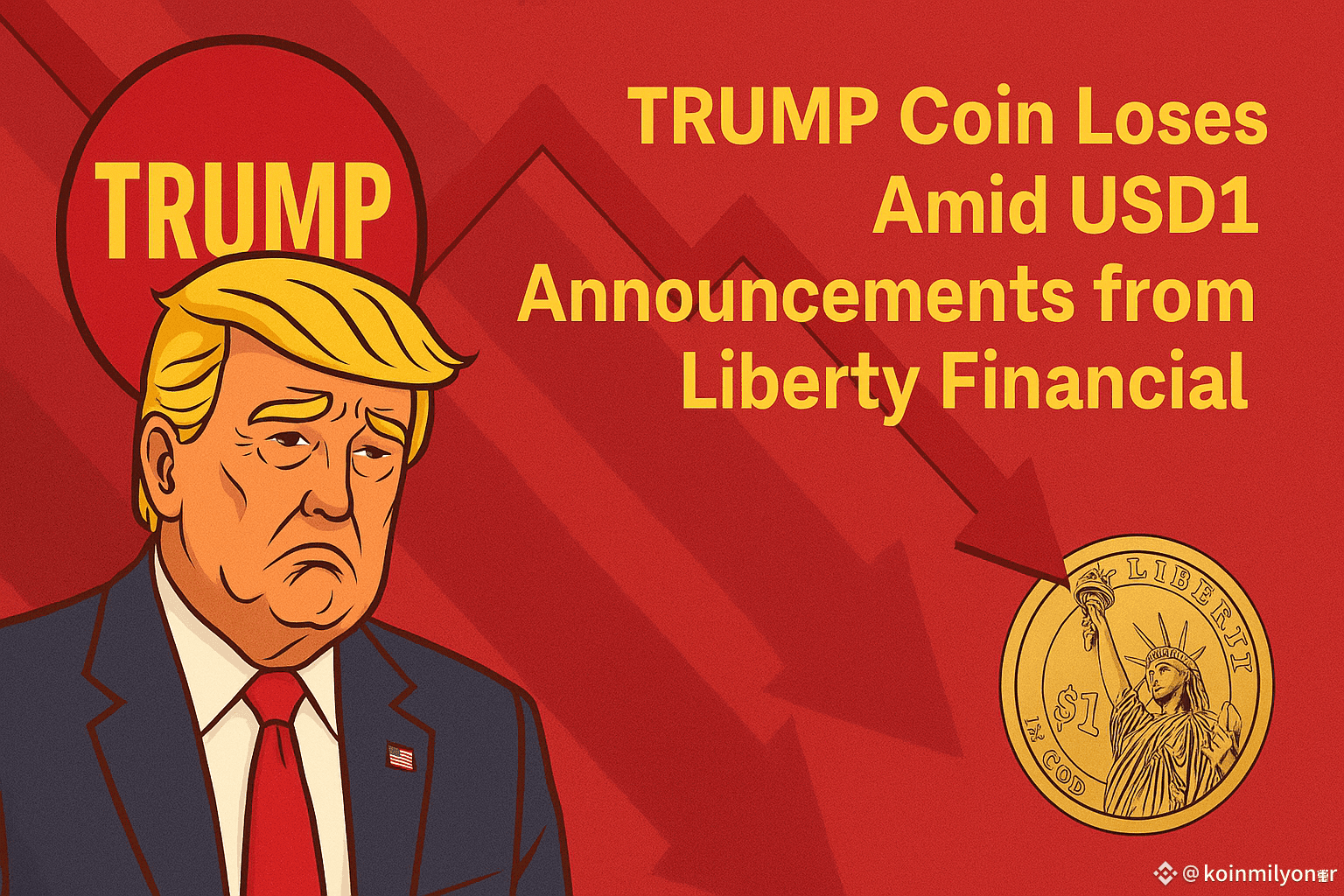 🧨 TRUMP Coin Loses Steam Amid USD1 Announcements from Liber ...