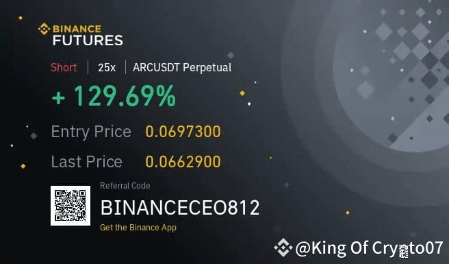 Binance Futures Coin 🟢 $ARC /USDTTo Take-Profit target 6 H | King Of ...