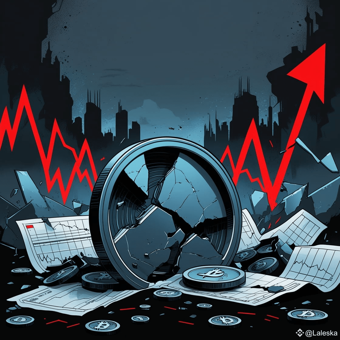 "Trump's Tariff Shock: Cryptocurrencies in Freefall" The cr | Laleska ...