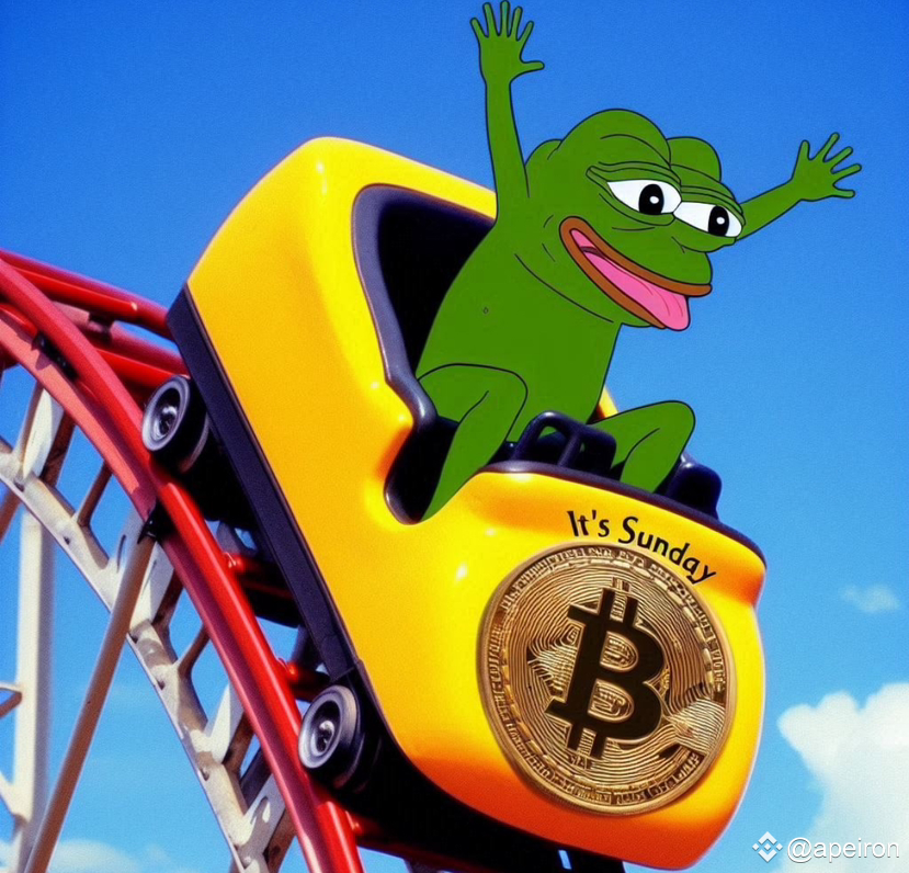 $PEPE $BTC This Sunday, the market in general is seen to be | apeiron ...