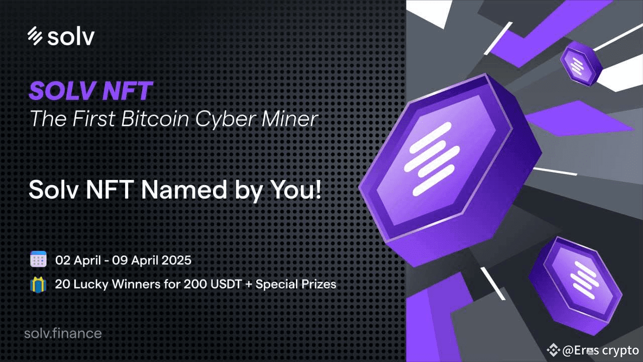 Solv NFT: The First Bitcoin Cyber Miner - A Name That Belongs to You ...