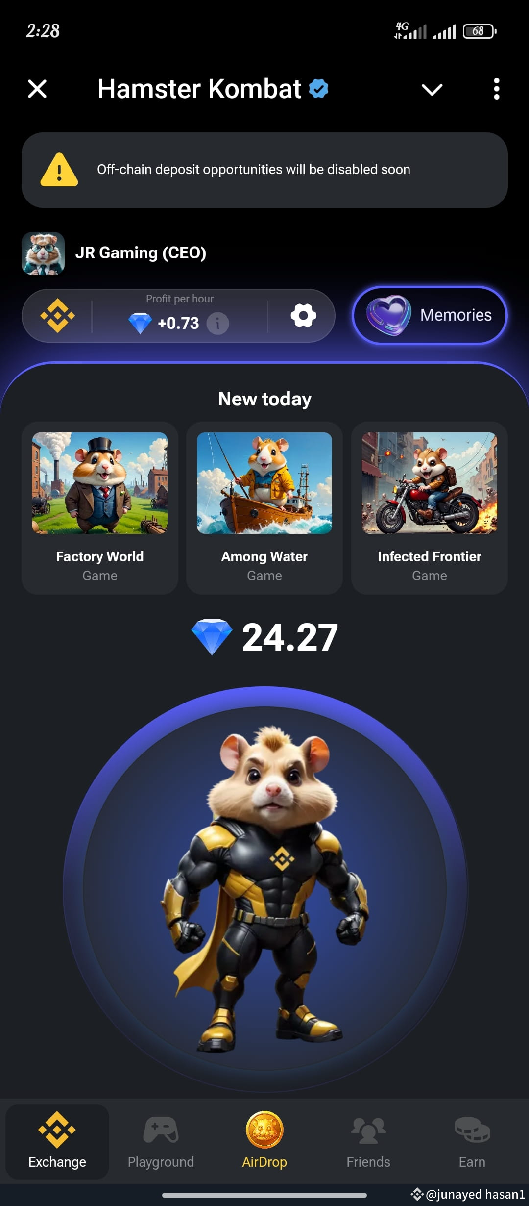 1coin= 10$ 10 coin=100 | junayed hasan1 on Binance Square