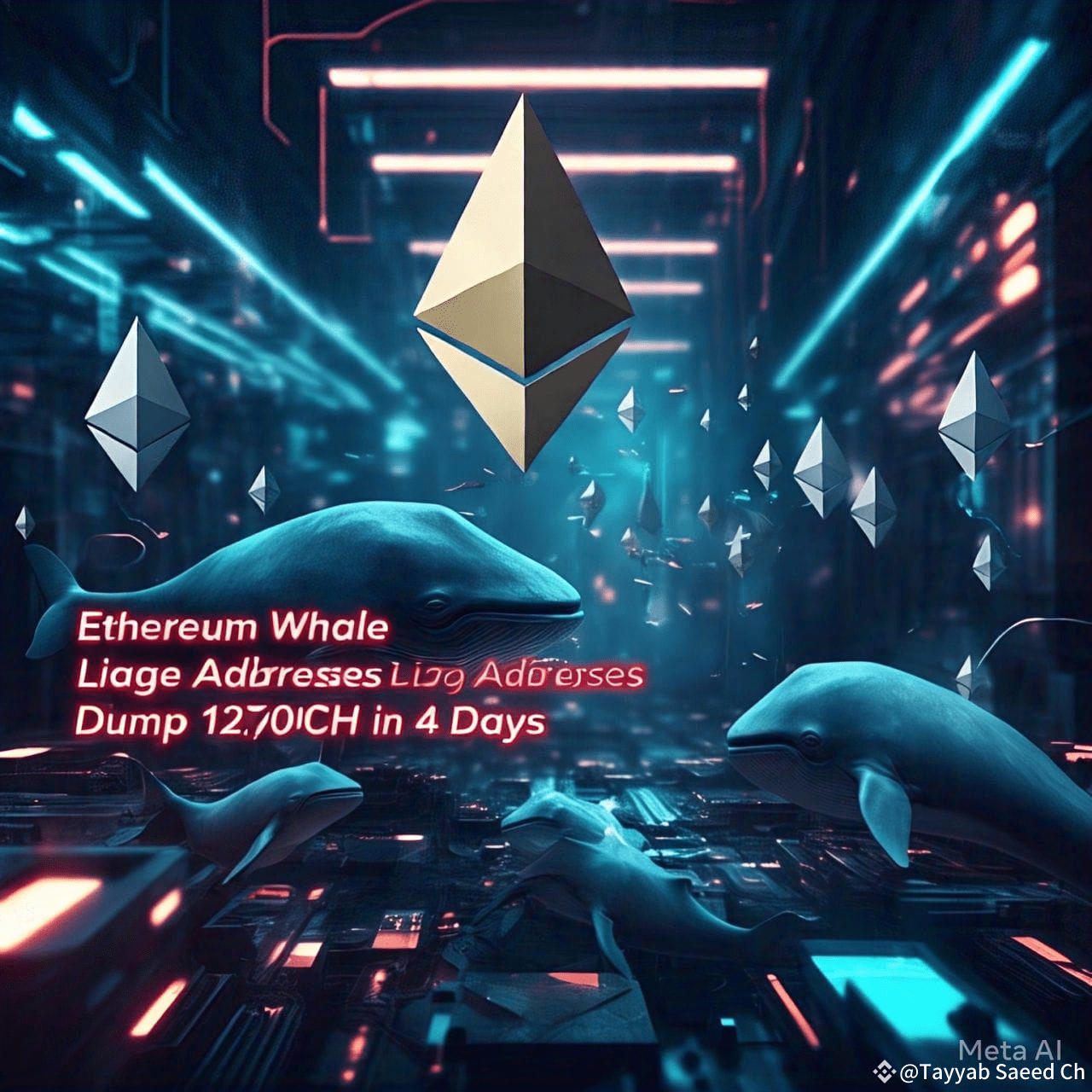 *"Ethereum Whale Exodus: Large Addresses Dump 127,000 ETH in | Tayyab Saeed Ch on Binance Square