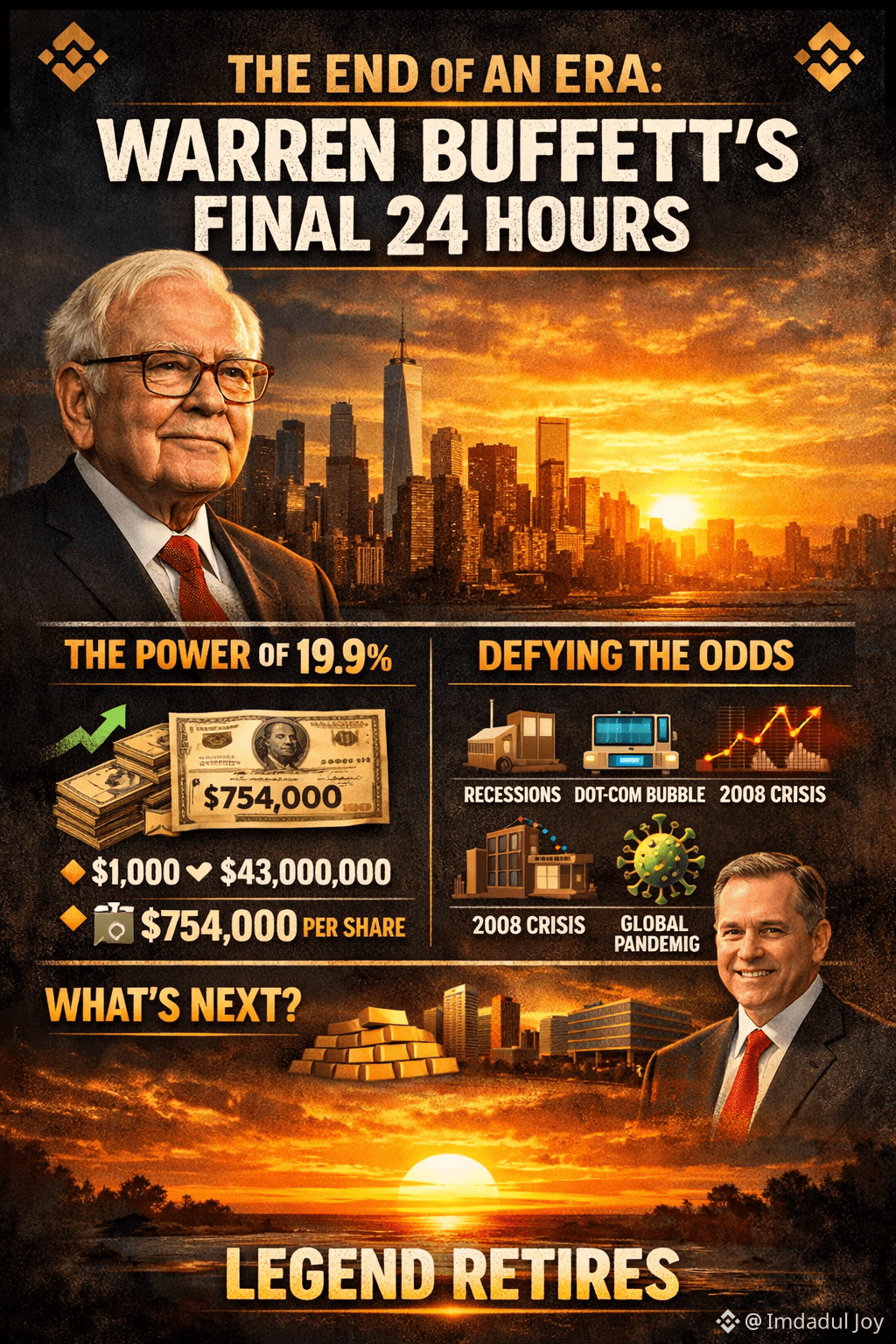 🕰️ THE END OF AN ERA: WARREN BUFFETT’S FINAL 24 | Imdadul Joy on ...