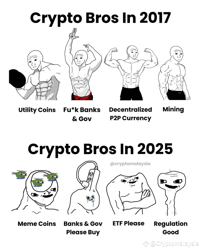 Crypto bros in 2025 🤦‍♂️ | CryptoMalaysia on Binance Square