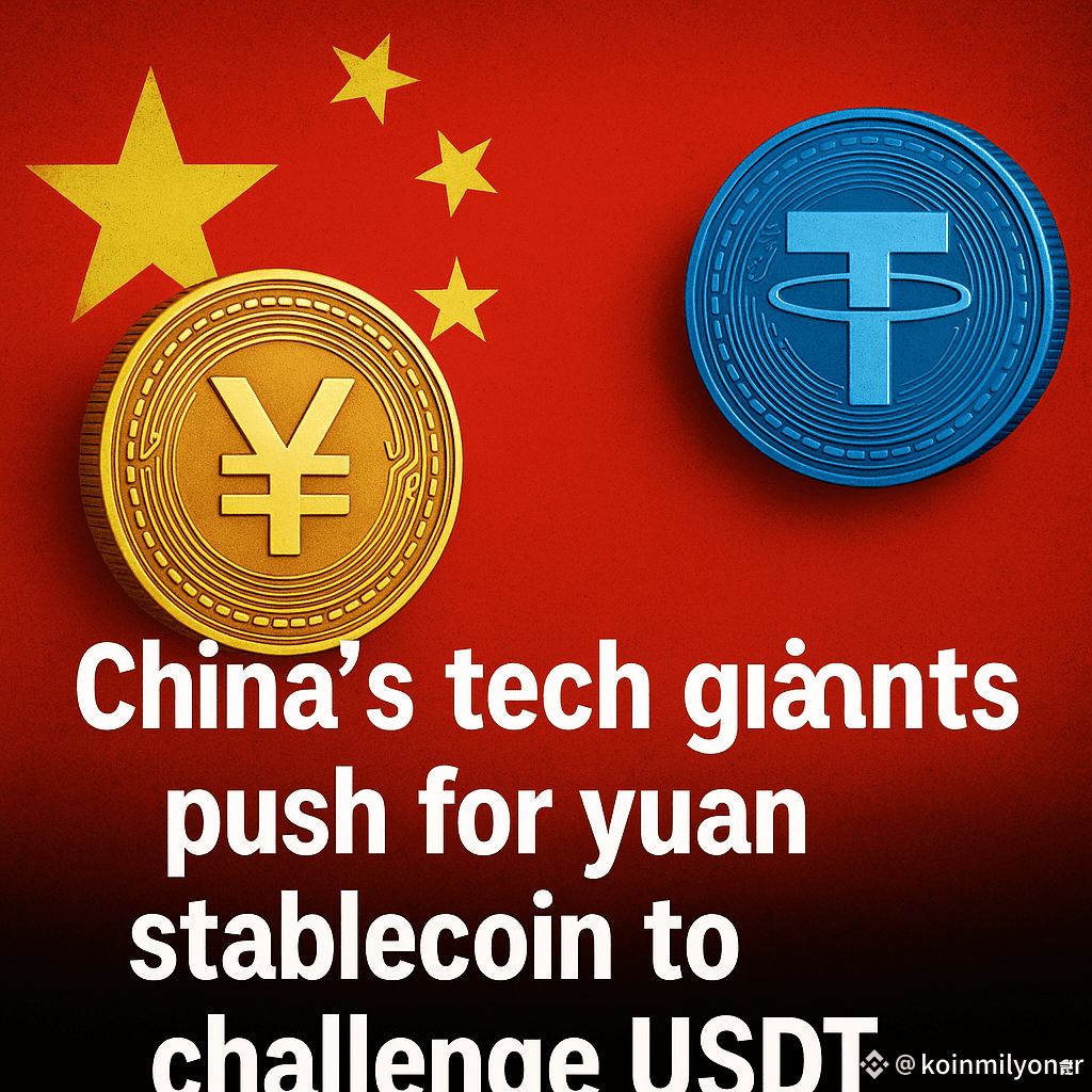 China’s tech giants push for yuan stablecoin to challenge US ...