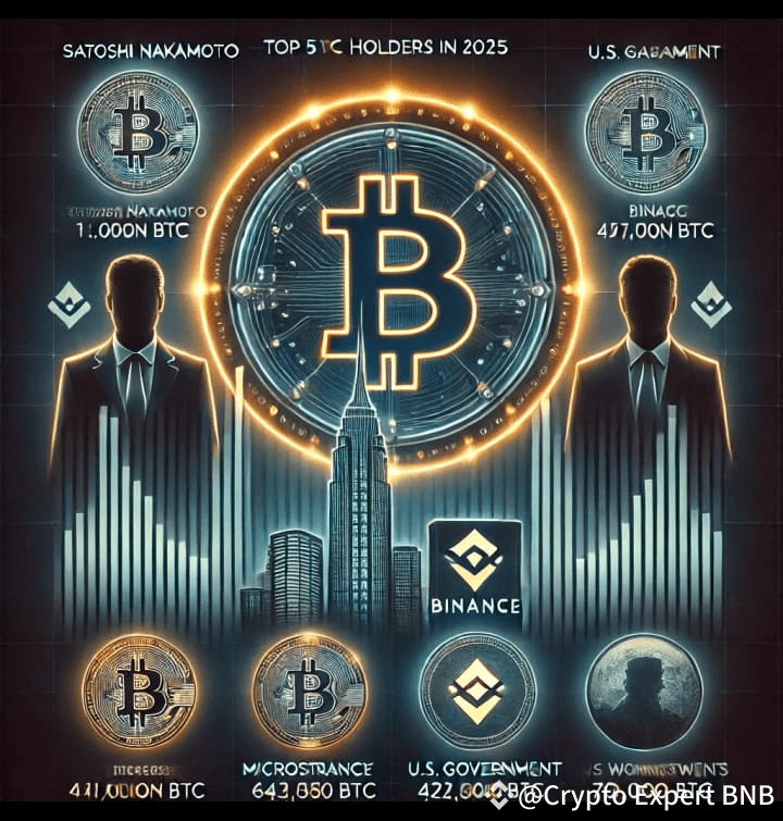 🚀 Top 5 Bitcoin Holders in 2025 🏆💰 Bitcoin’s biggest wha | Crypto ...