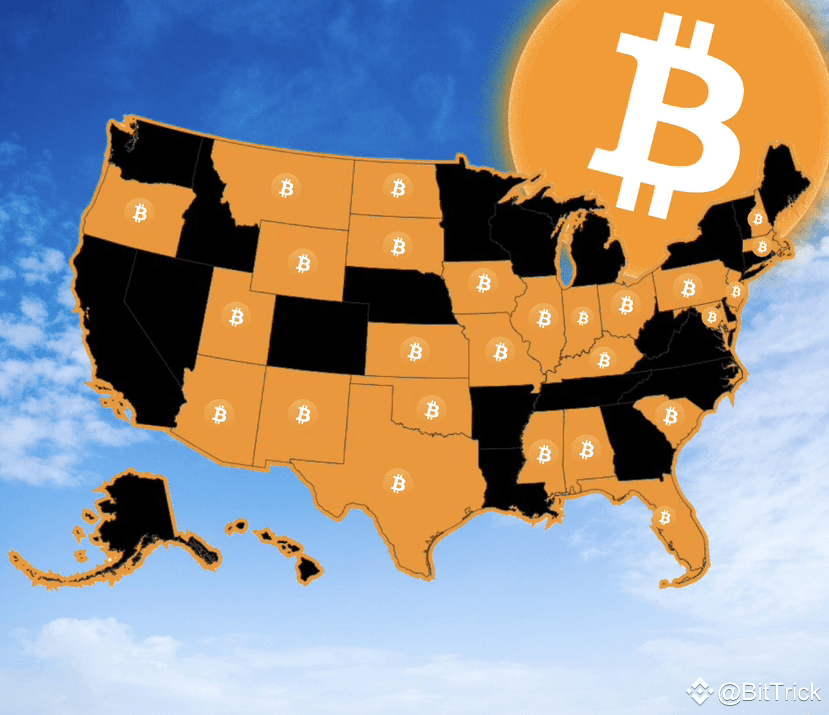 $BTC Soon, the entire map 🇺🇸 will change to orange 🚀 #b | BitTrick on ...