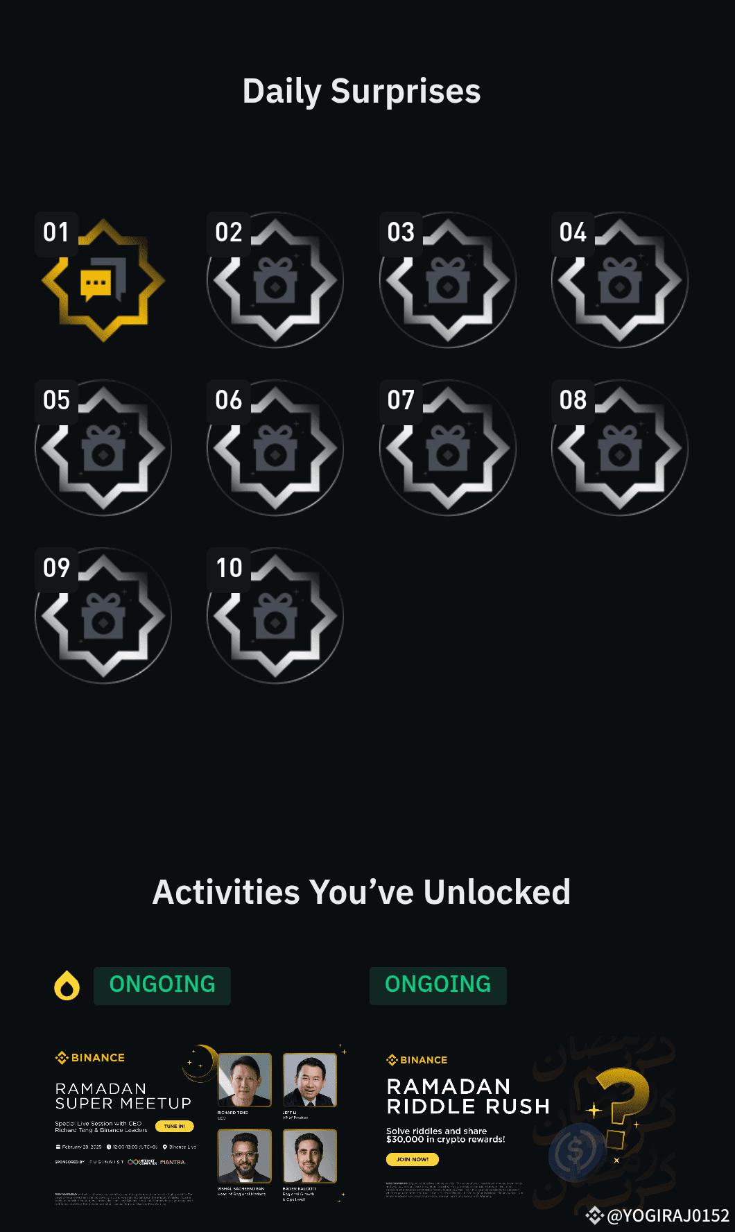 Binance's Ramadan Calendar is LIVE! Claim here now 👈 Daily ...