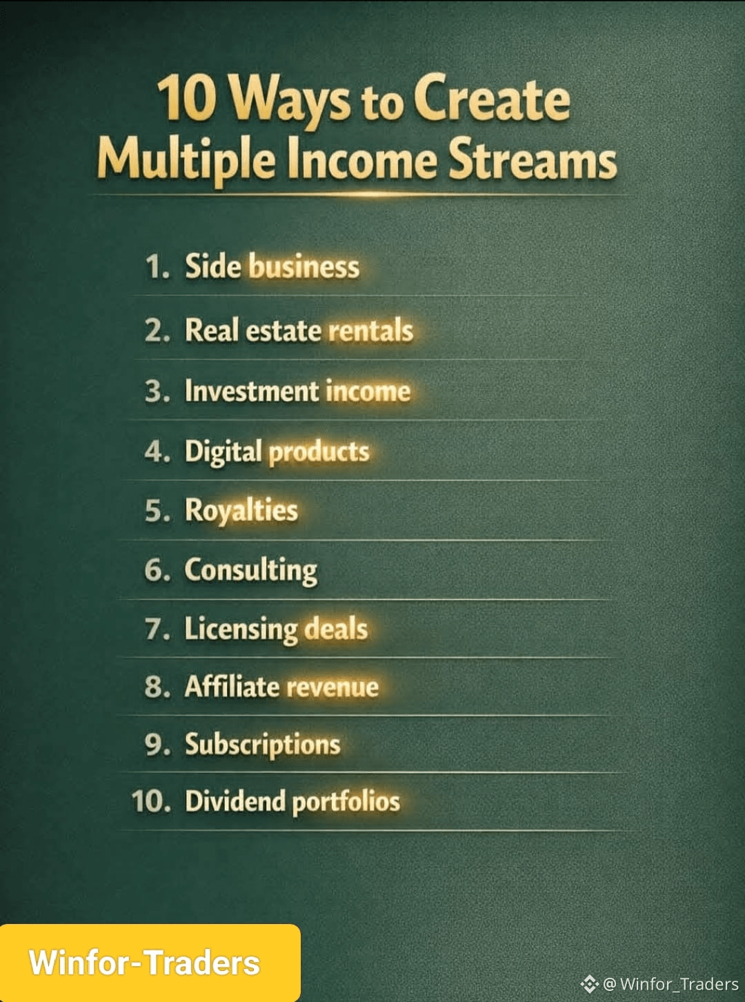 10 Ways To Create Multiple Income Streams $ADA | Winfor_Traders on ...