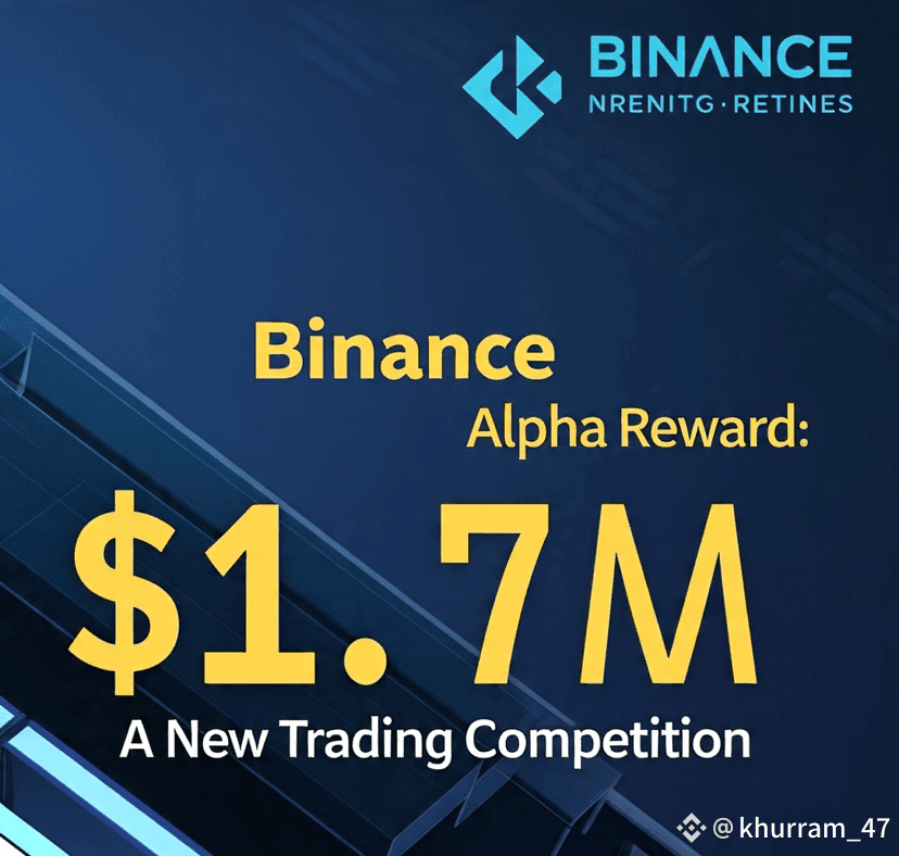 #Binance Alpha $1.7M Reward: A New Trading Competition Binan | khurram ...