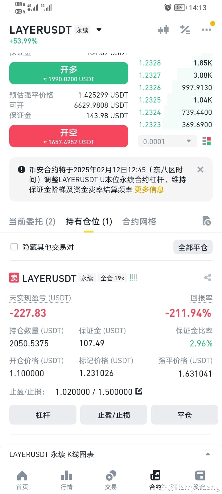 $LAYER Damn you, shut yourself up. Go to hell. I spit out a | Harry-huang on Binance Square