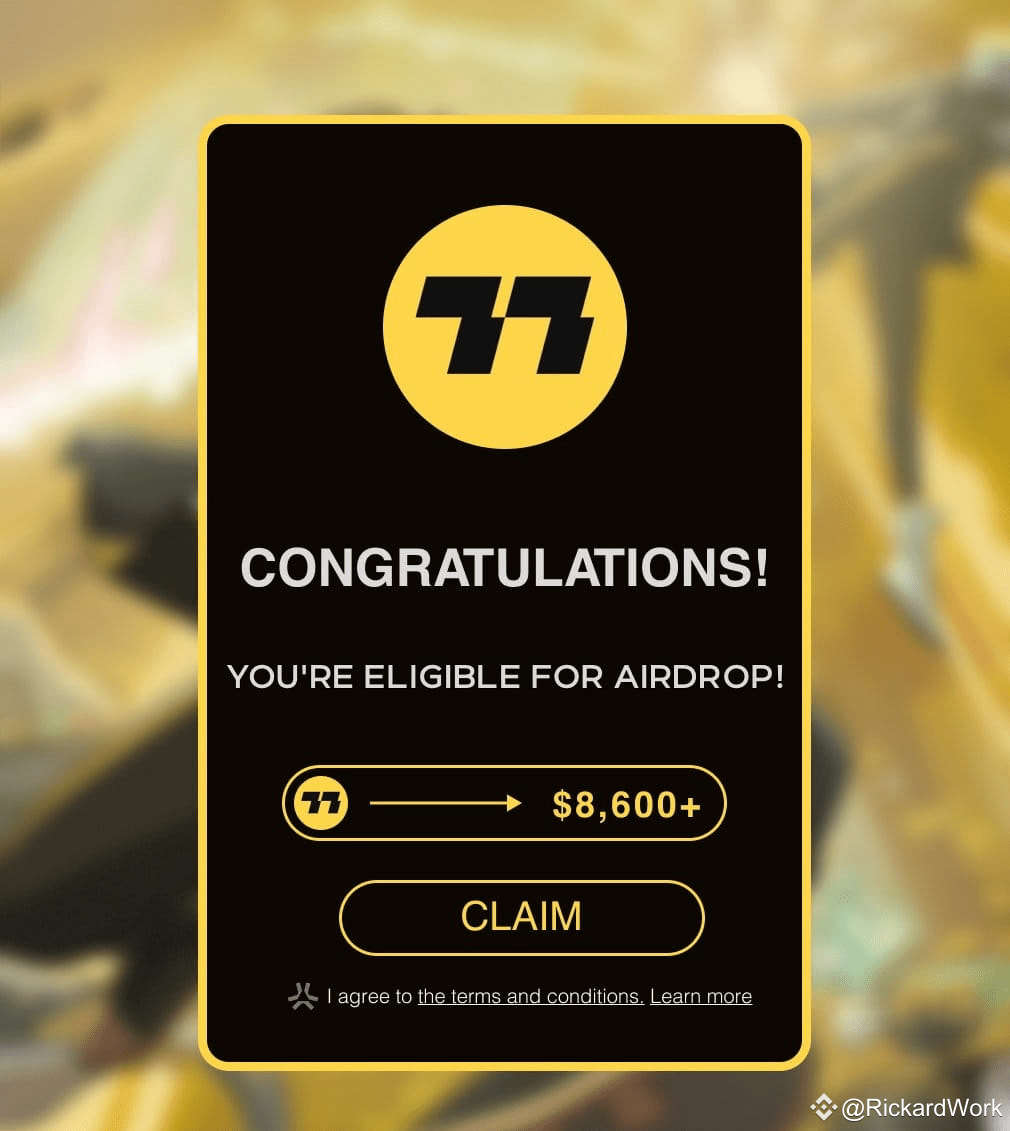 A huge 77-bit AIRDROP has been confirmed! You shouldn't miss | RickardWork on Binance Square