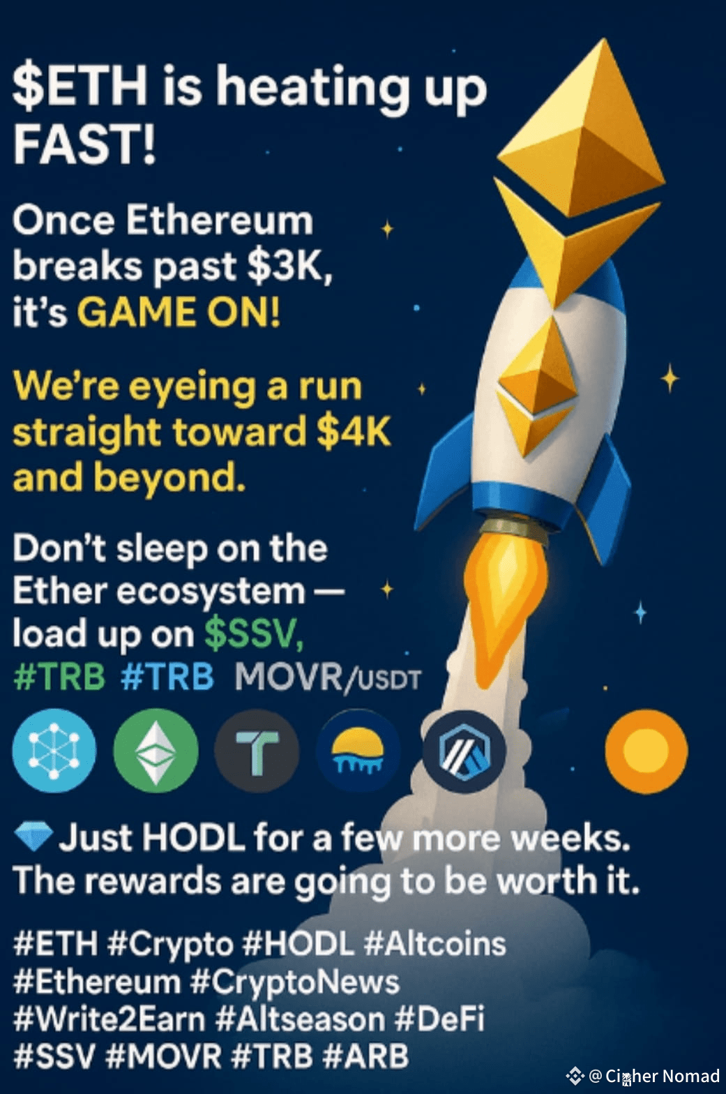 📢 "BREAKING: One Altcoin Could Flip Ethereum in 2025 – | Cipher Nomad on Binance Square