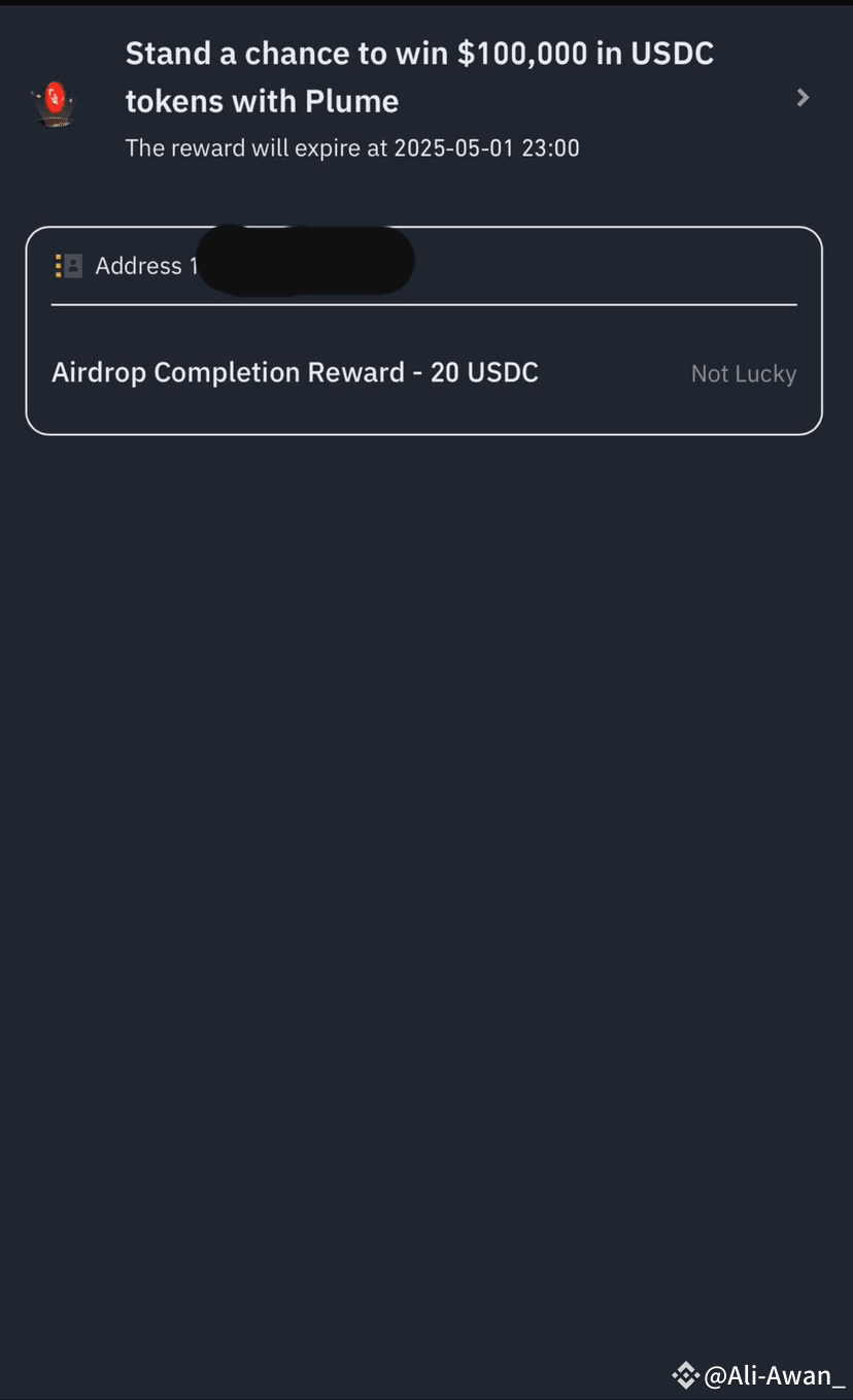 Stand a chance to win $100,000 in $USDC tokens with Plume. | Ali-Awan ...