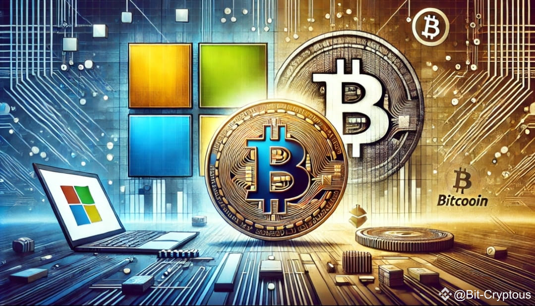 💼 Microsoft said "no" to bitcoin? Too bad! 🌚 At a recent | Bit-Cryptous ...