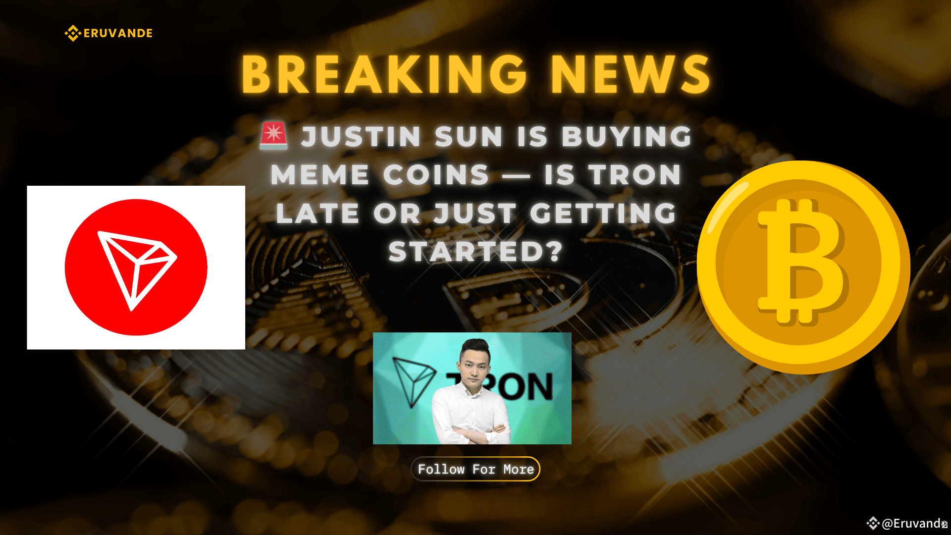 The meme coin market might be cooling down, but Justin Sun’s | Eruvande ...