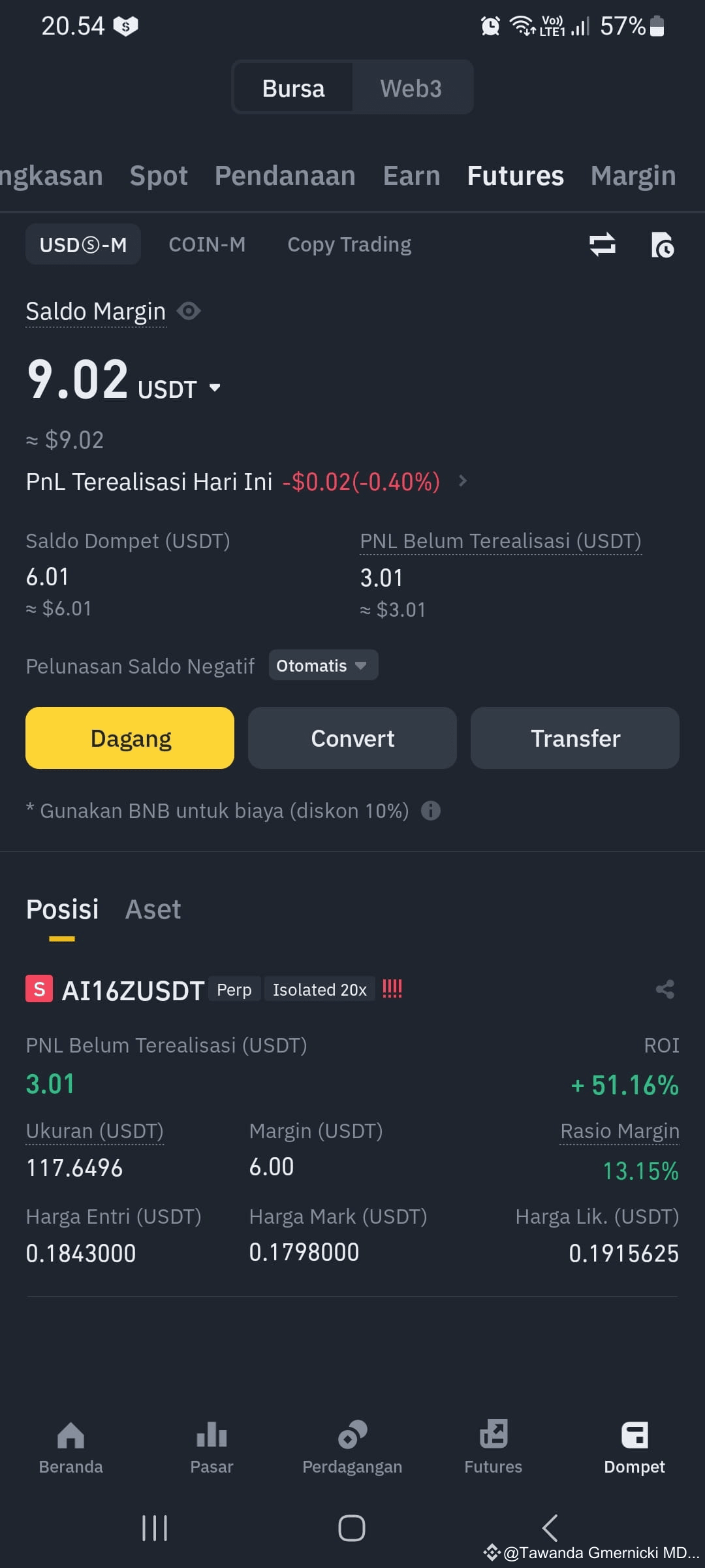 day 1 towards 1 million dollars | Tawanda Gmernicki MD2m on Binance Square