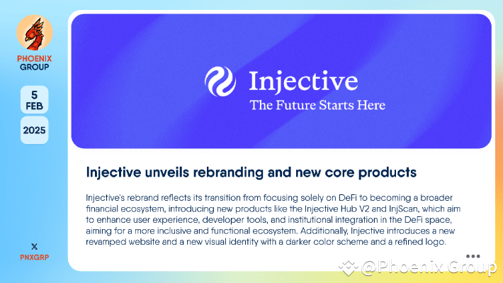 Injective unveils rebranding and new core products #Inject | Phoenix Group on Binance Square
