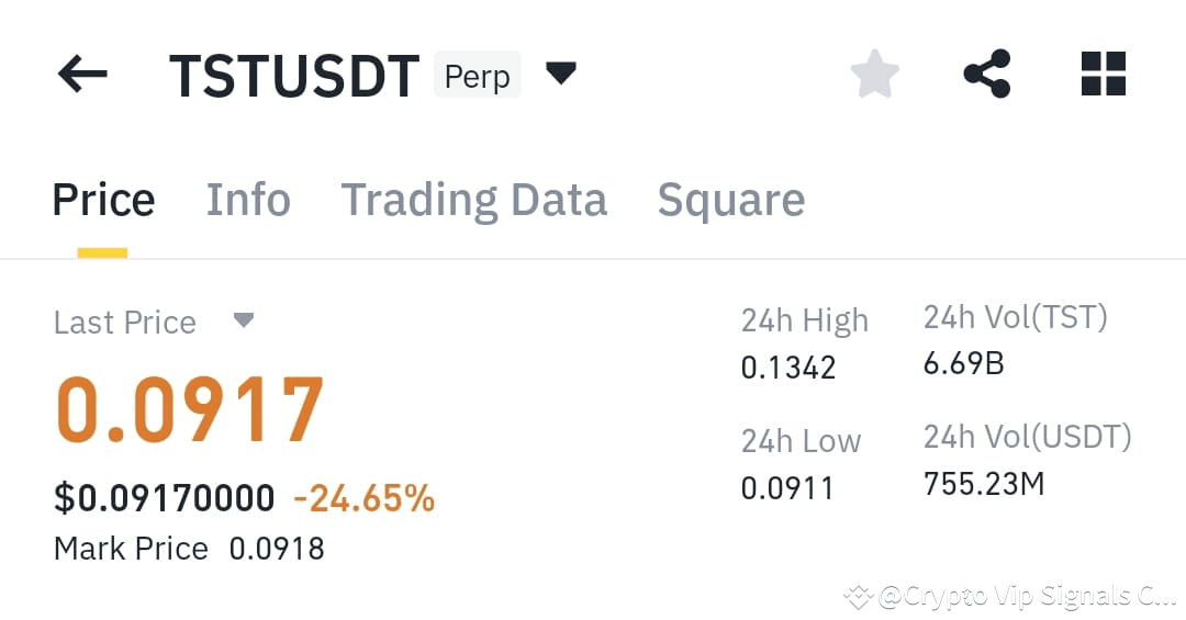 🚦FREE SIGNAL🚦 🟥TST/USDT 🔴Short/Sell 🔰Entry Point:- | Crypto Vip Signals ...