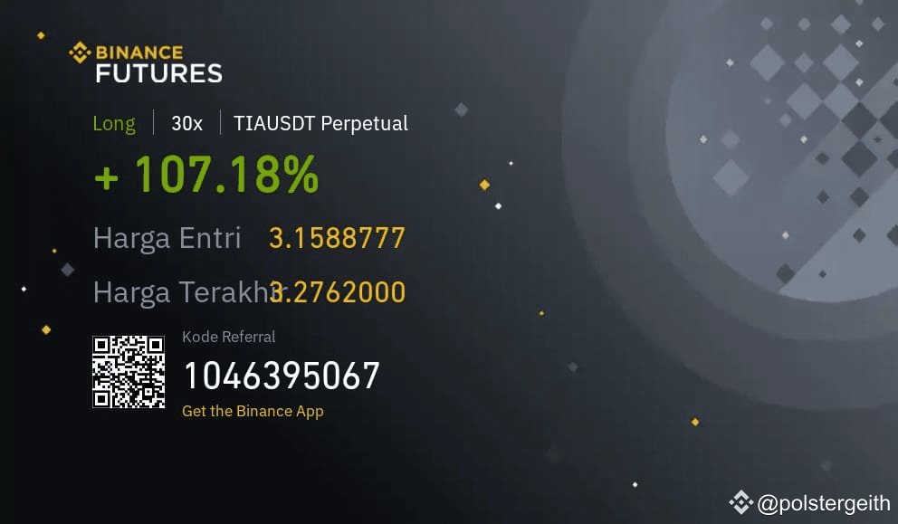 $TIA trying luck | polstergeith on Binance Square