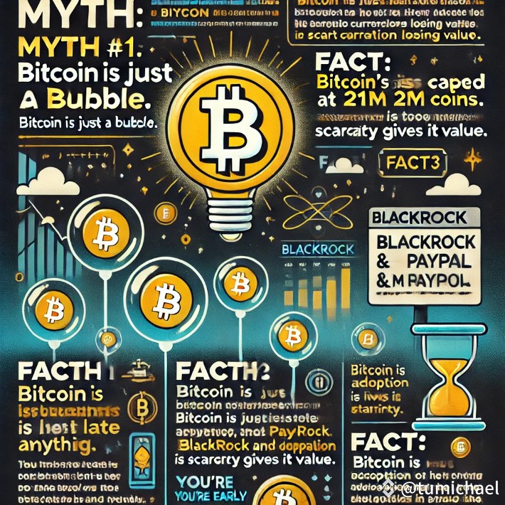 3 Bitcoin ($BTC ) Myths: Let's Debunk! 💪 1️⃣ Myth #1: "Bit | tumichael ...