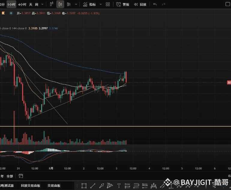 $sui SUI/U 1 hour ⸻ 📅 June 3, 2025 Market Analysis | BAYJIGIT-酷哥 on ...
