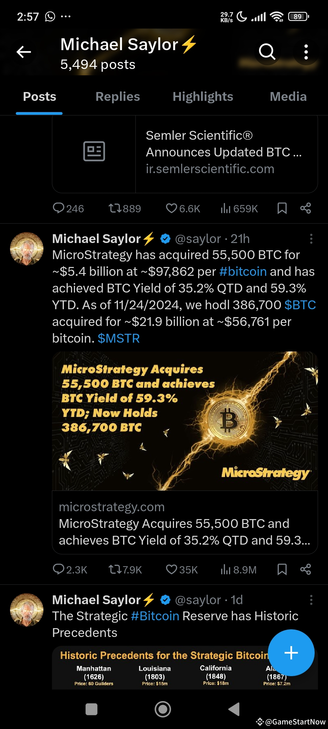 It's a trap. When someone like microstrategy company buy 550 ...