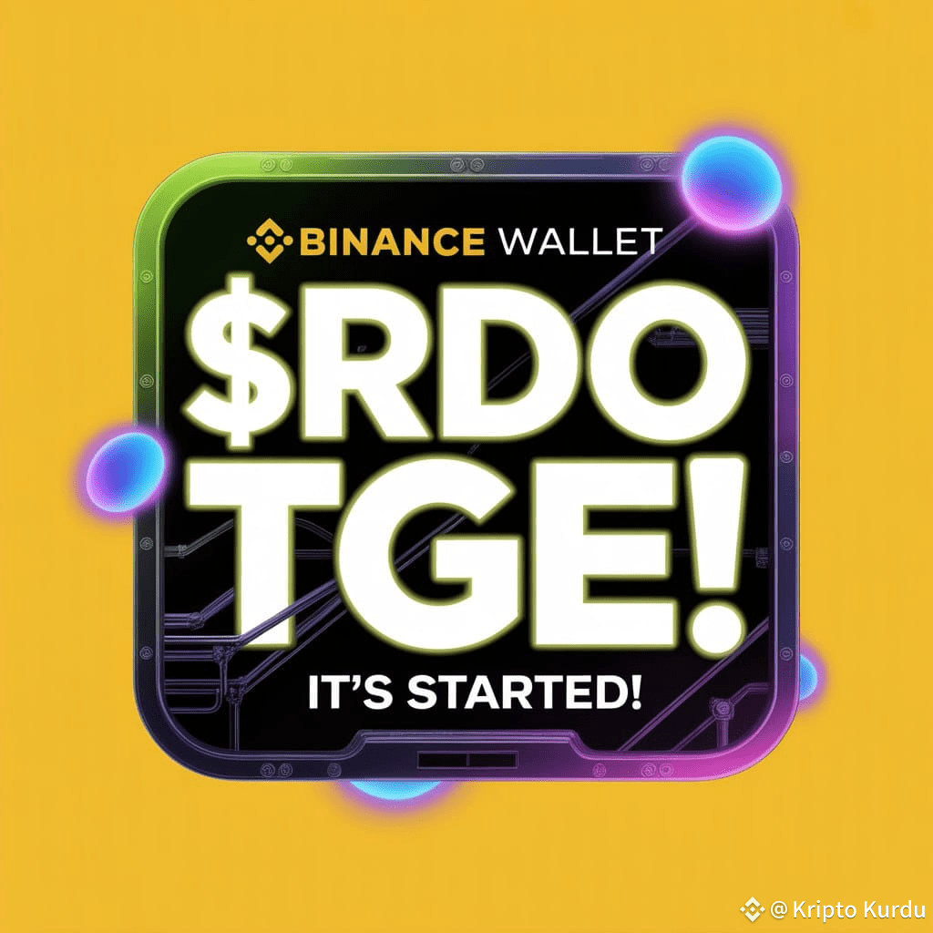 Reddio (RDO) TGE Has Begun! Binance Wallet is organizing a | Kripto Kurdu on Binance Square