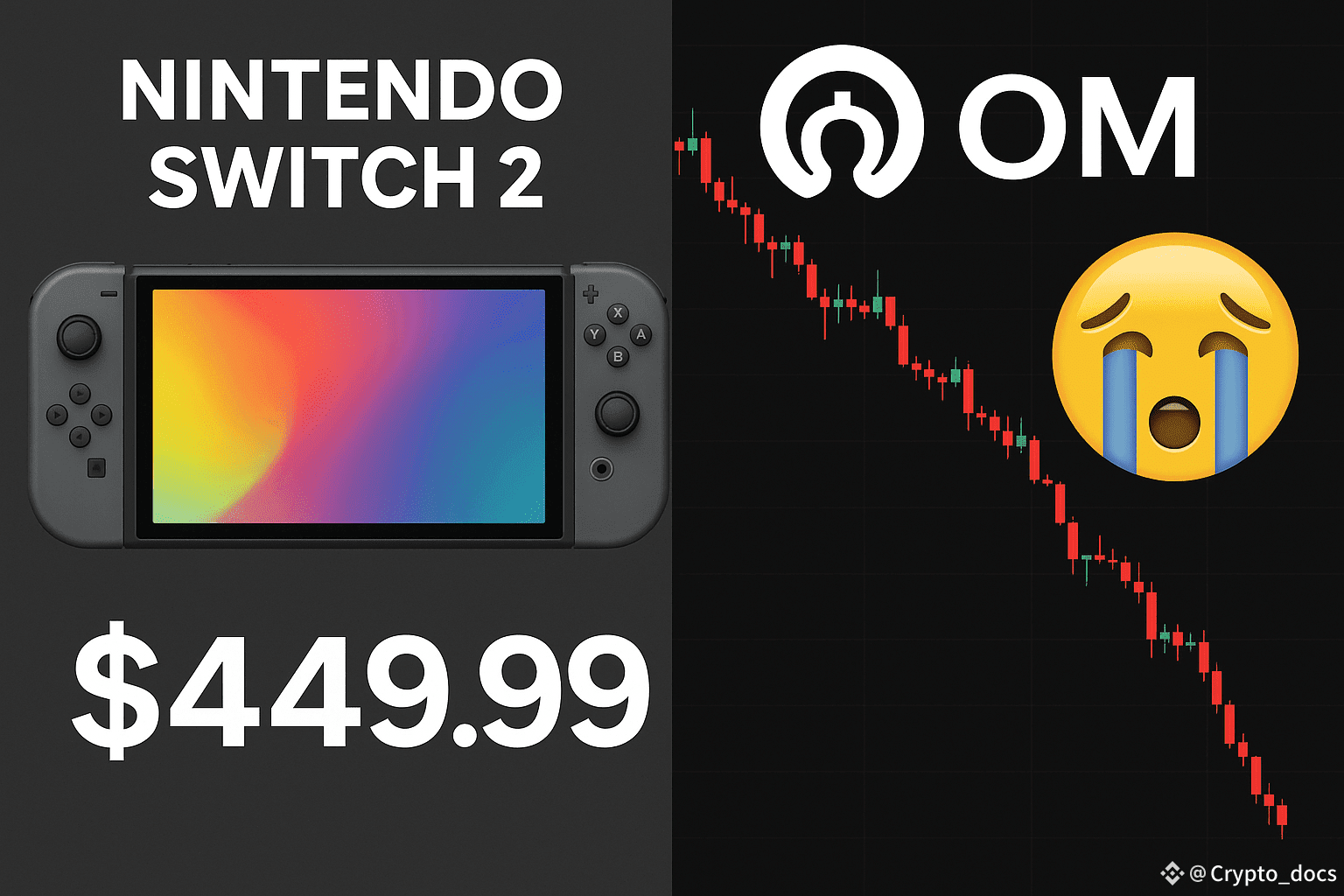 $OM bro come back to $6. I want to buy Nintendo Switch 2 😭 | Crypto ...