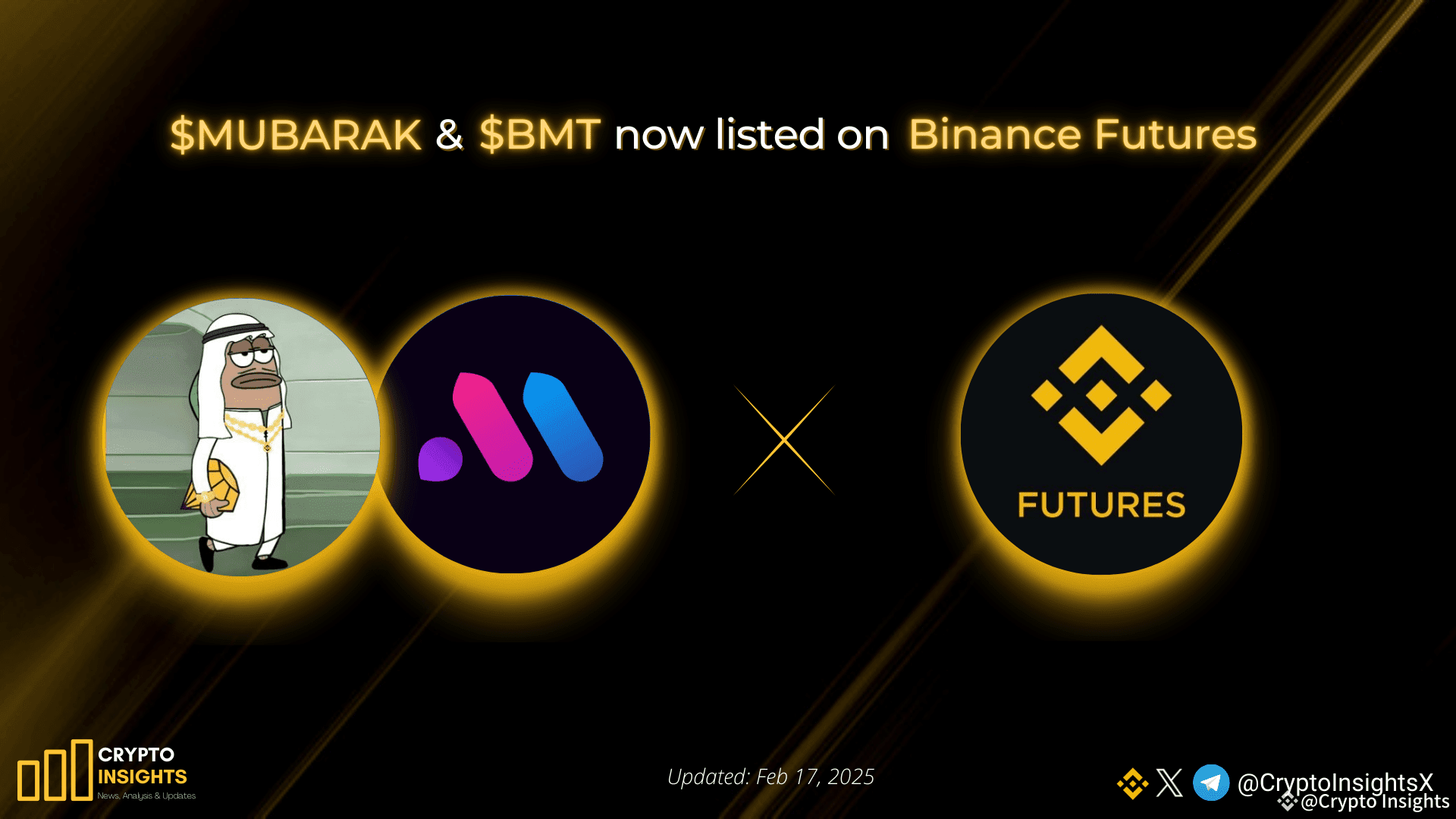 📢 $MUBARAK & $BMT now listed on Binance Futures #MUBARAK | Crypto Insights on Binance Square