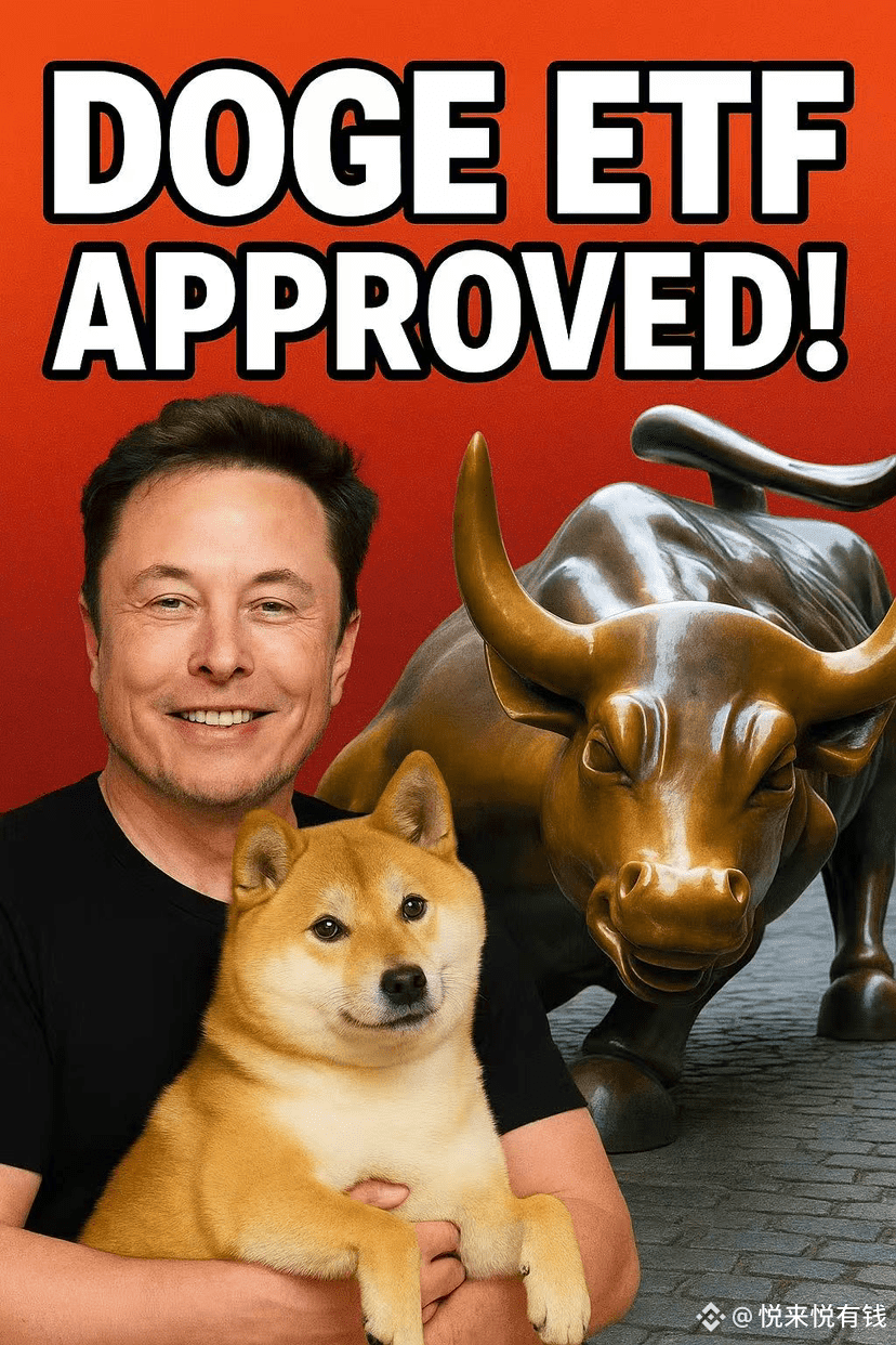 🚀重磅！美国版狗狗币 ETF 通过了！ 从“梗币”到华尔街，DOGE 真的要上天了！🐕💰 ⸻ 📢 刚刚！ | 悦来悦有钱发布于币安广场