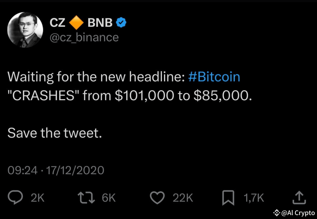 Hey CZ any new #Bitcoin update @CZ !! $BTC | Al Crypto on Binance Square
