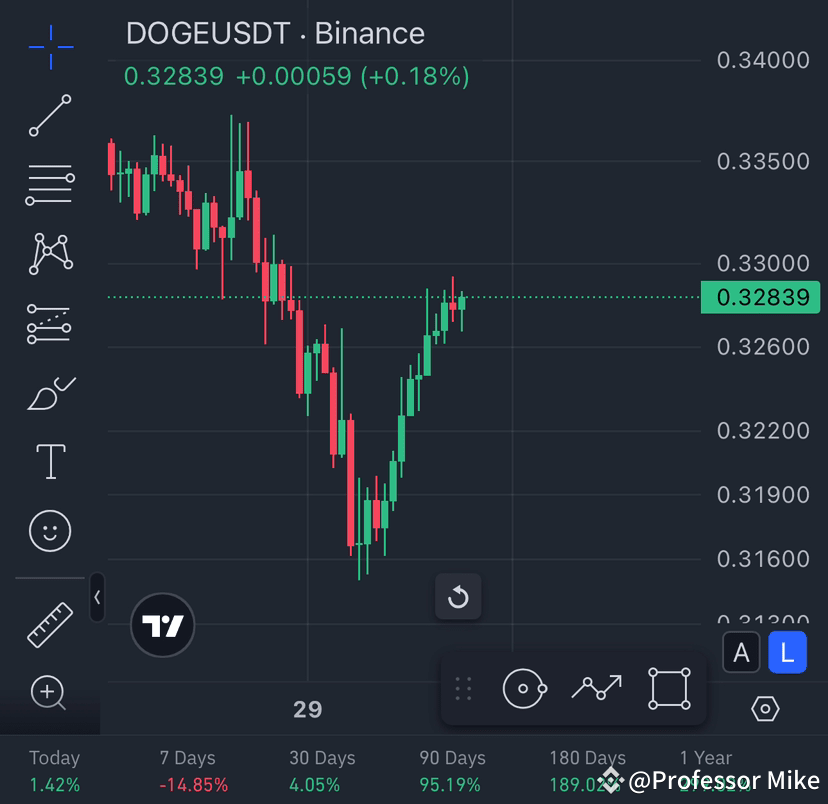 $DOGE /USDT - Bull Run Confirmed! 🔥💯 Strong recovery from | Professor Mike on Binance Square
