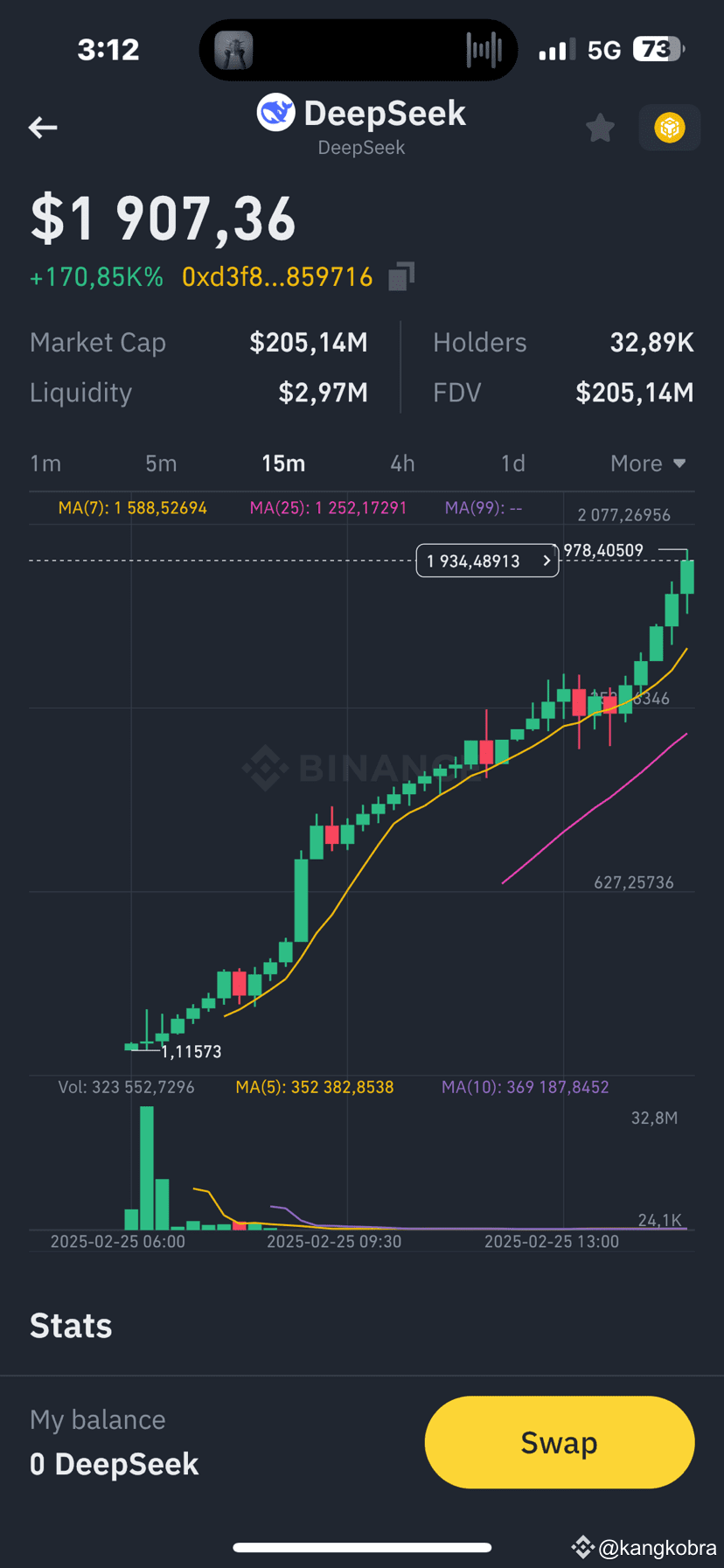 What is this madness? #deepseek web3 is really the wild wes | kangkobra on Binance Square