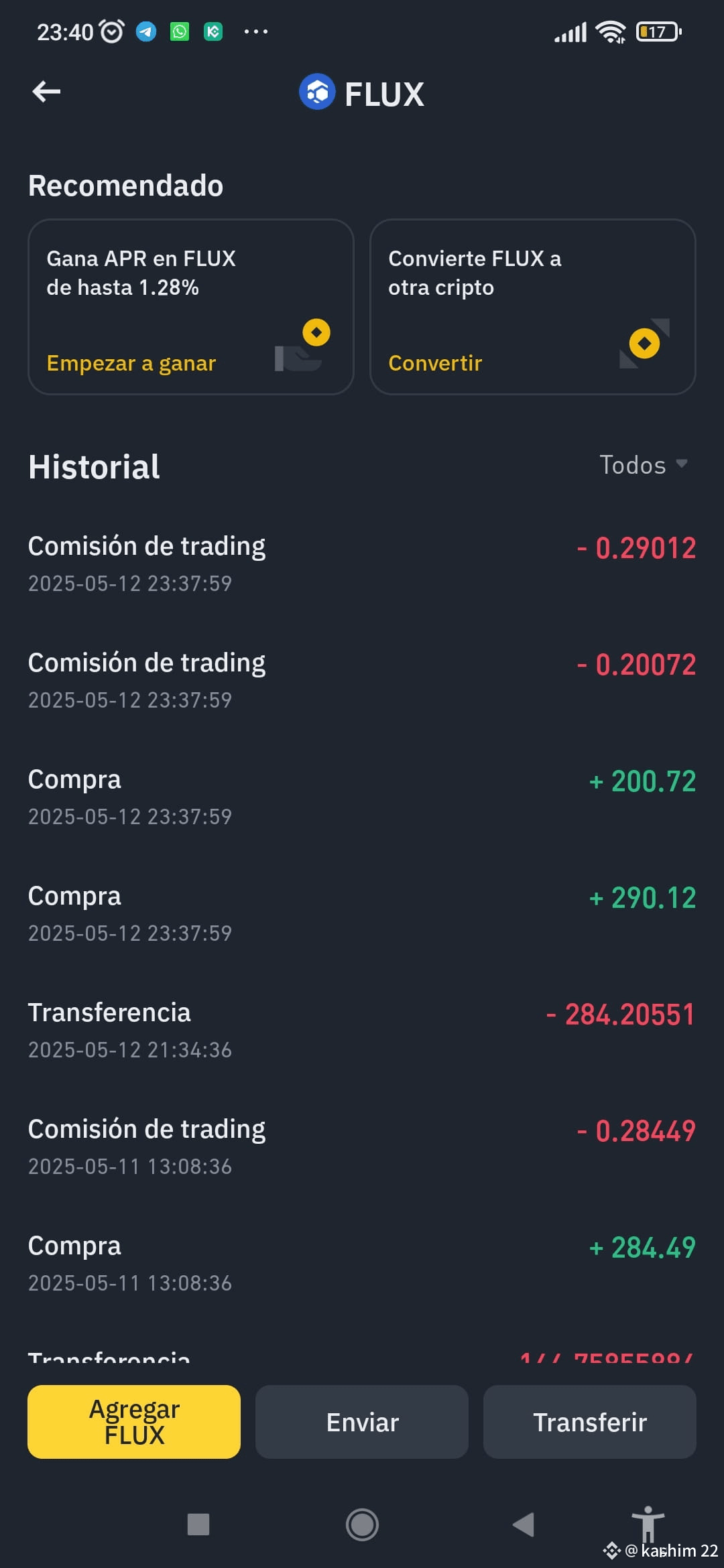 another 🛍️ purchase added to my wallet of $FLUX HODL 💎 | kashim 22 on ...