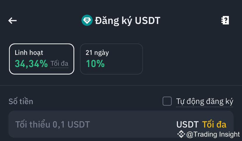 Stake USDT flexibly with very high profits at 34.34%. The co | Trading ...