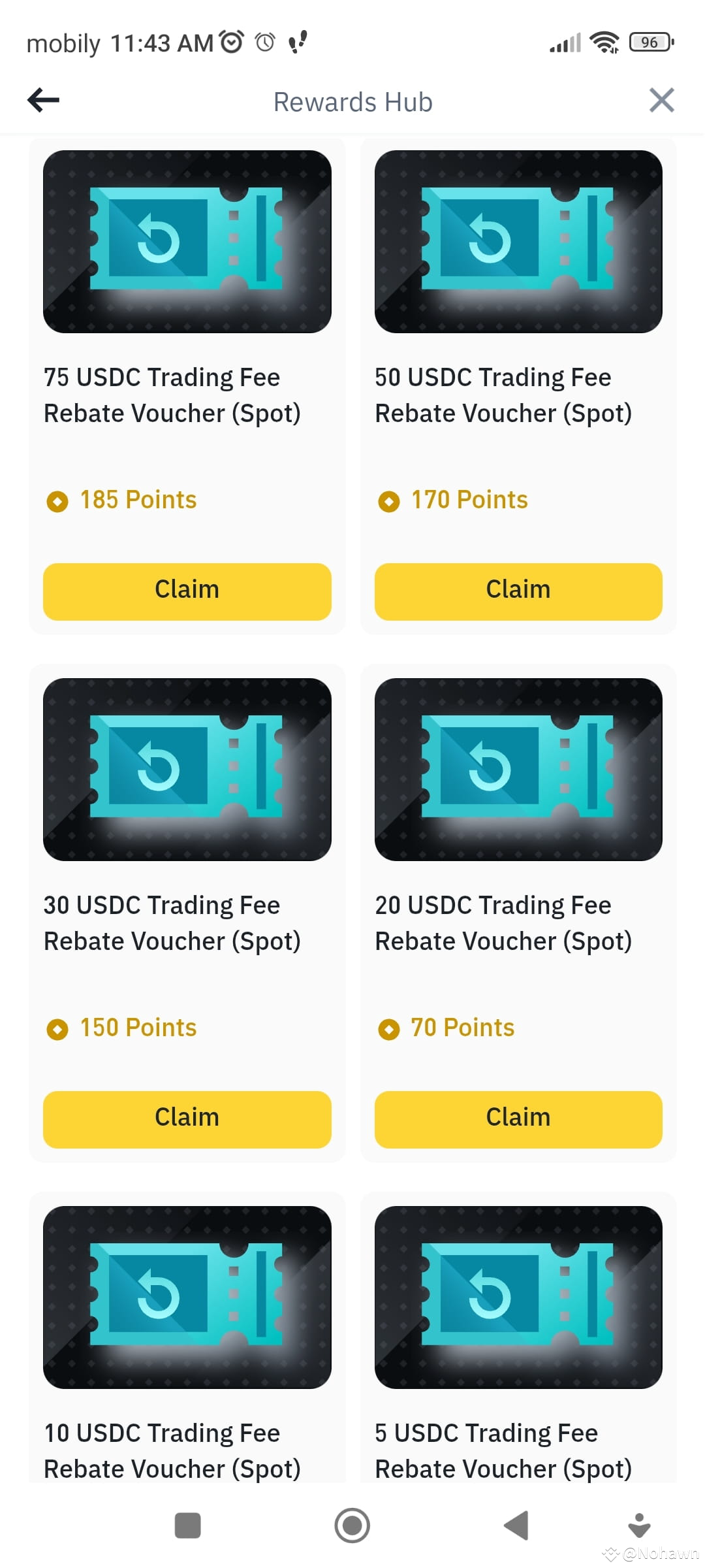 🔴🔴Binance Reward Hub now offers trading rebate vouchers on | Dr Nohawn ...