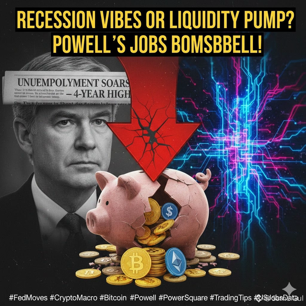 🚨 RECESSION VIBES OR LIQUIDITY PUMP? POWELL’S JOB DATA BOMB | Same Gul ...